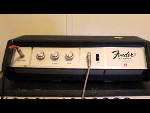 Fender FR1000 Tube Reverb Unit 1970s | Reverb