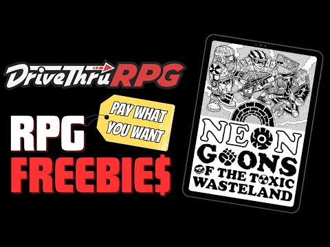 RPG Freebies: Neon Goons of the Toxic Wasteland (PWYW)