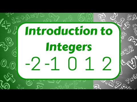 Introduction to Integers