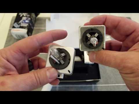 BMW $22, RCP, HID Xenon Bulb Install and Color Comparison.