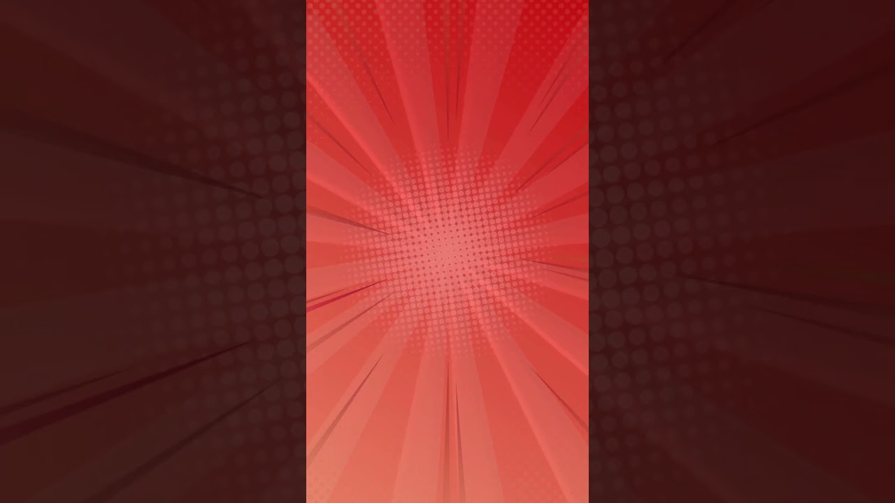 Orange Anime Comic Background Animated Video Loop | Copyright-Free | Full HD