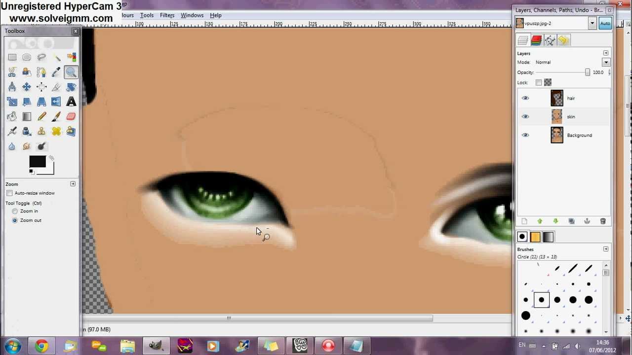 Repaint Tutorial IMVU - Eyes