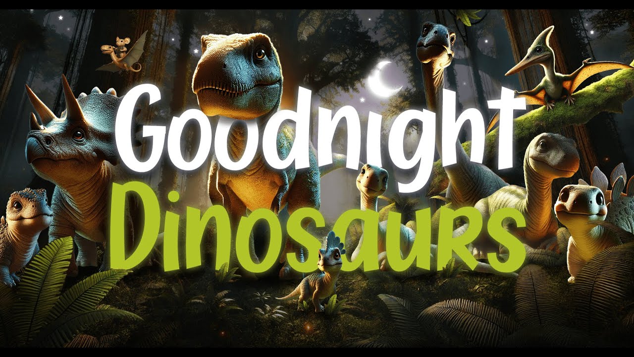 🦖 Goodnight Dinosaurs! 🌙 The ULTIMATE Bedtime Story for Kids with Soothing Sounds of Nature 💤