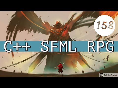 Learn C SFML | Open World RPG 158 | Showing text pop ups on the screen - Mind Luster