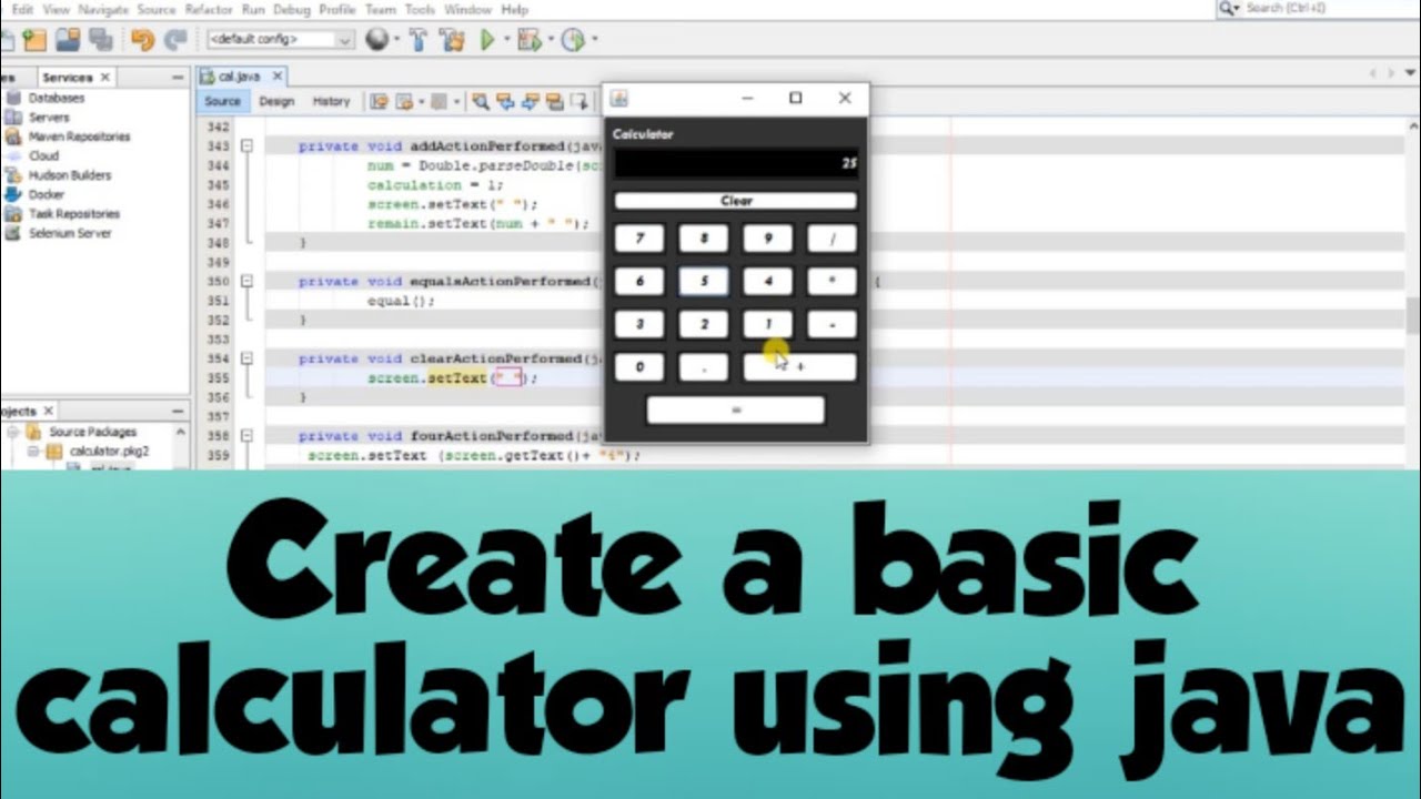 How to Create a Calculator in Java 100% Free