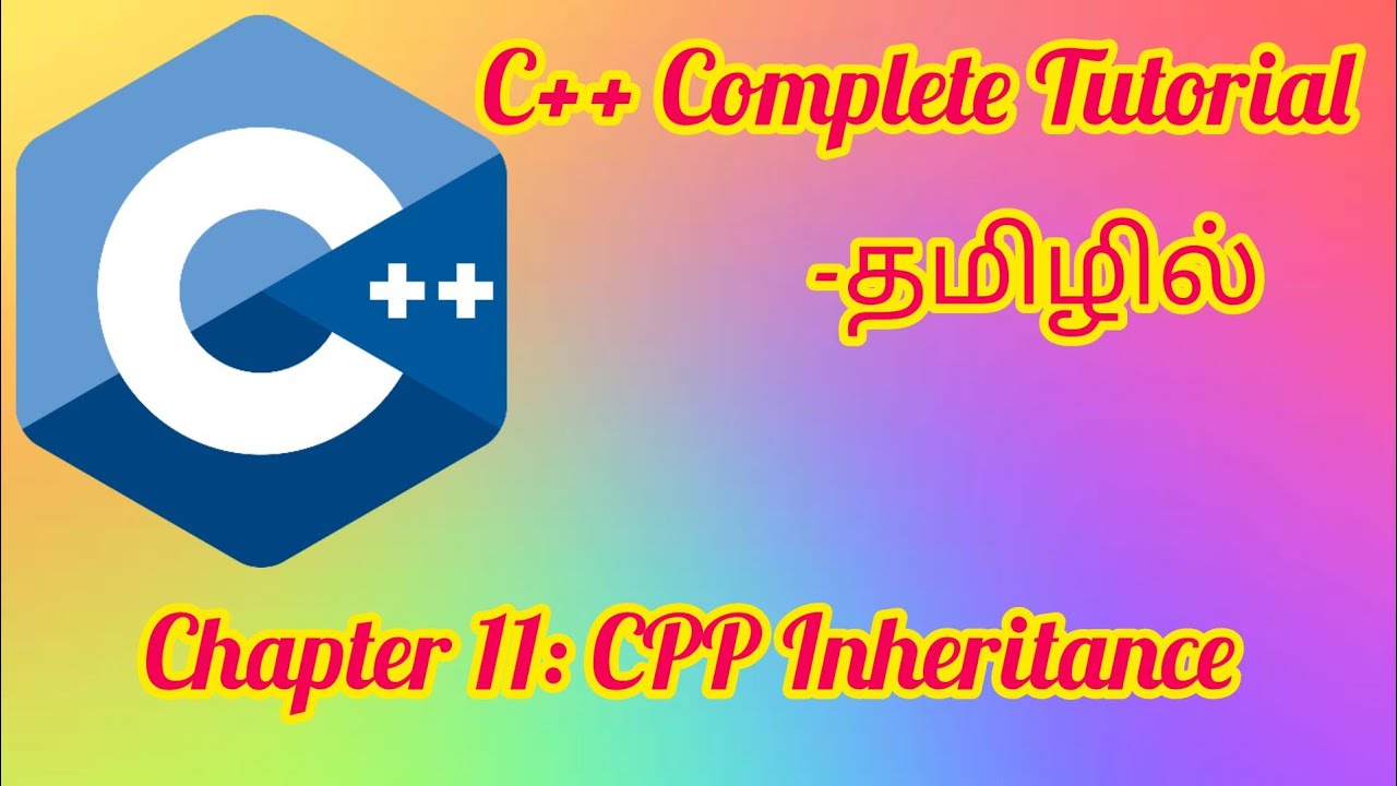 CPP Inheritance Complete Tutorial in Tamil