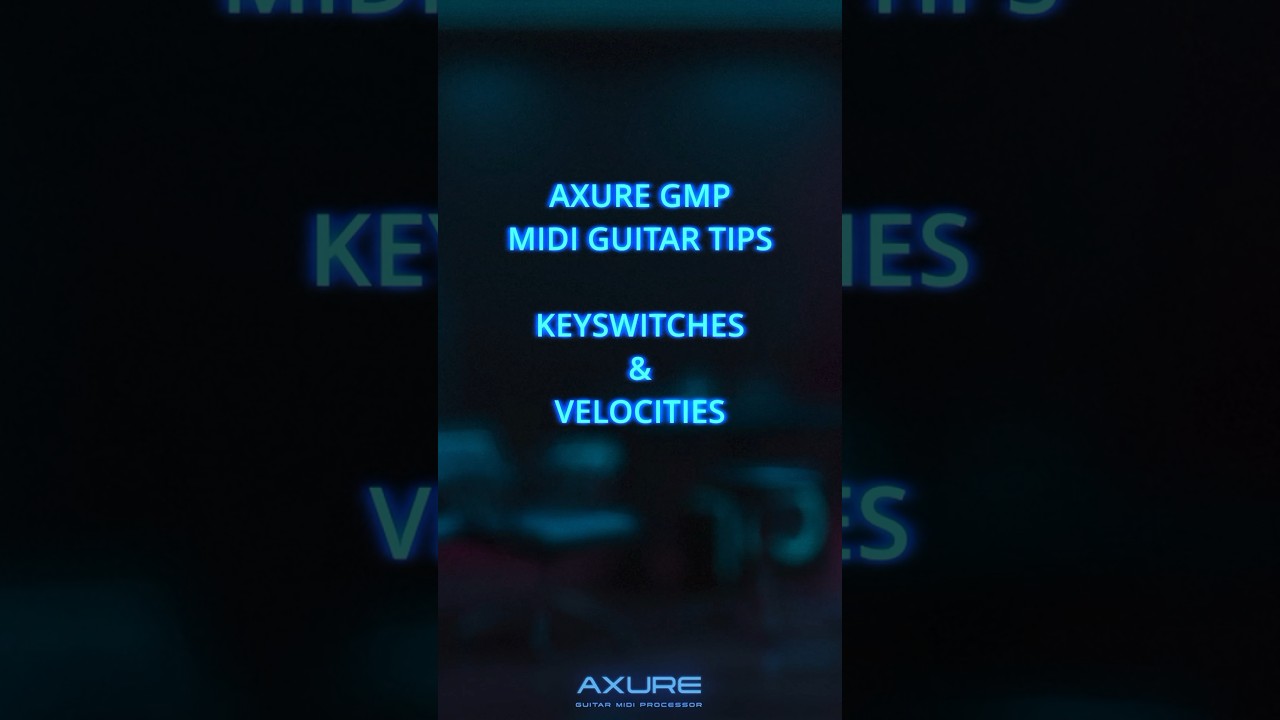 Programming Velocities with Axure GMP #guitar #midi #producer #audioengineer #audio #midiguitar