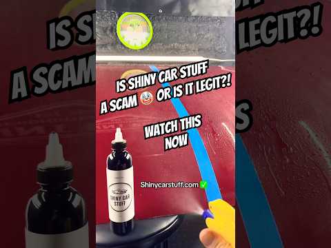 IS SHINY CAR STUFF A SCAM?! 🤡 Watch this to Find out! #cars #results #detailing #paintcorrection