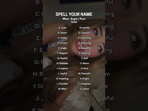 Spell Your Name #facts #love #lyrics #dandelions #shorts #subscribe