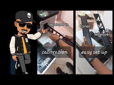 TOSHIBA e-studio 2829A easy setup| calibration