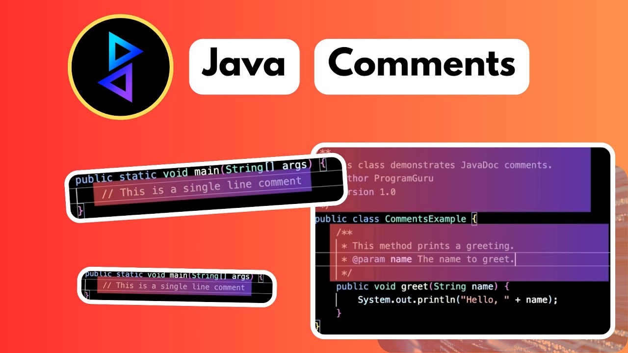 Java Comments Explained 💬 | Single-line, Multi-line, and JavaDoc for Beginners | Program Guru