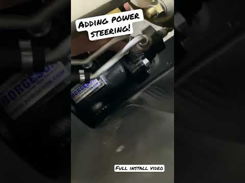 Adding Borgeson power steering! Full install video on this classic Mustang!