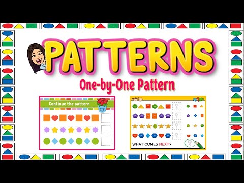 Patterns (One-by-One-Pattern) | Kindergarten | Math | TeacherBethClassTV