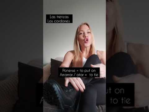 Spanish classes, shoes vocabulary.