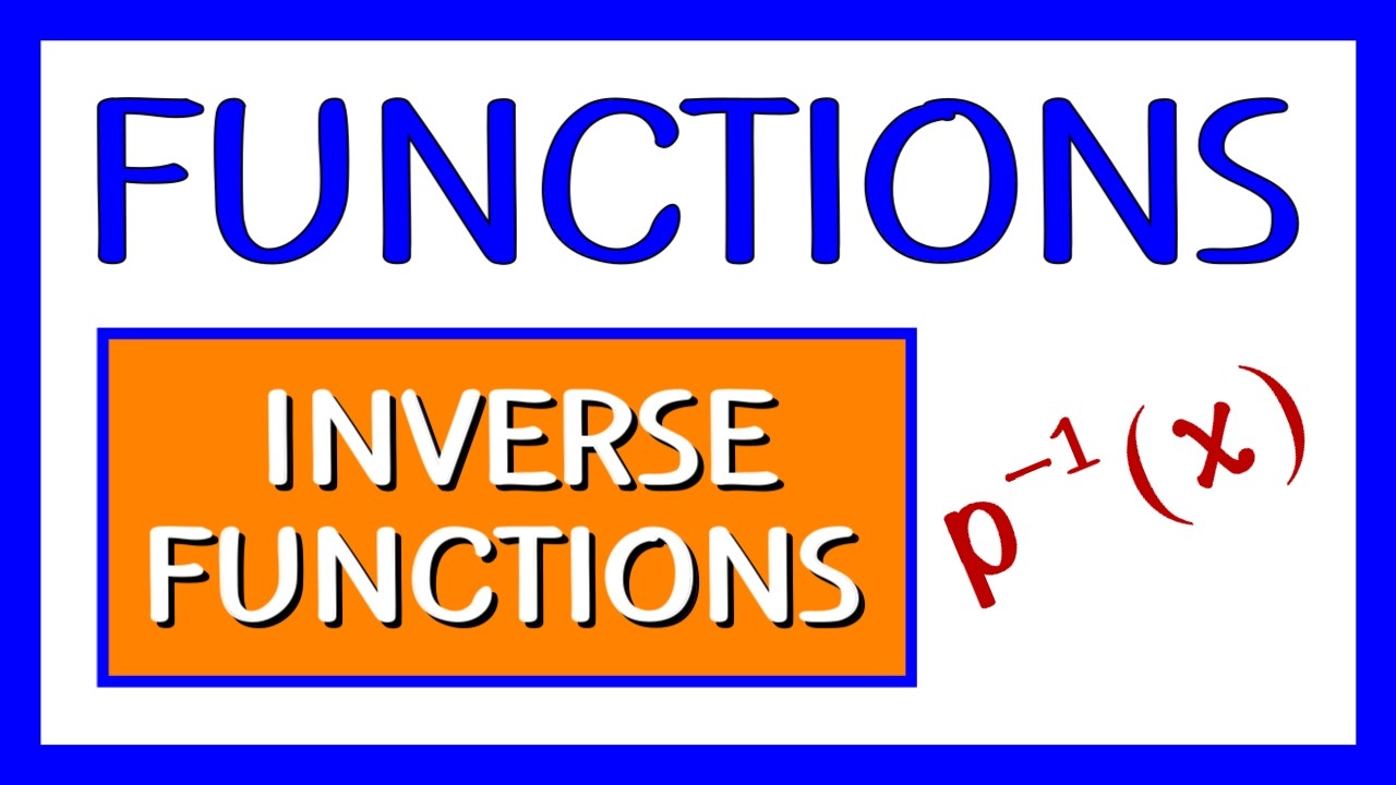 Inverse Functions | GCSE Maths | The Online Maths Tutor