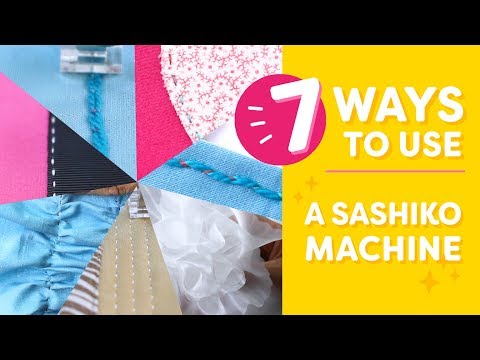 💛7 Ways to Use a Sashiko Machine💛