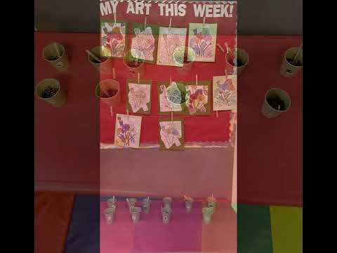 Our kids' flower projects!#daycare #preschool #artandcraft