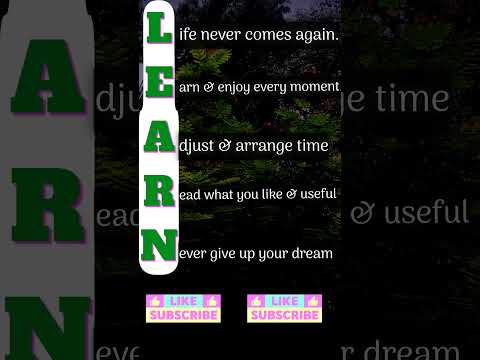 LEARN - ACROSTIC word #learnacrostic #acrosticlearn#salimsir #short