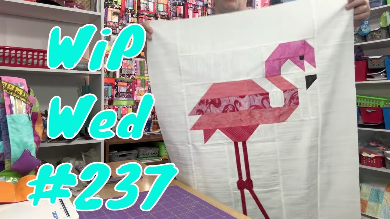 WiP It Wednesday #237  Florence Flamingo