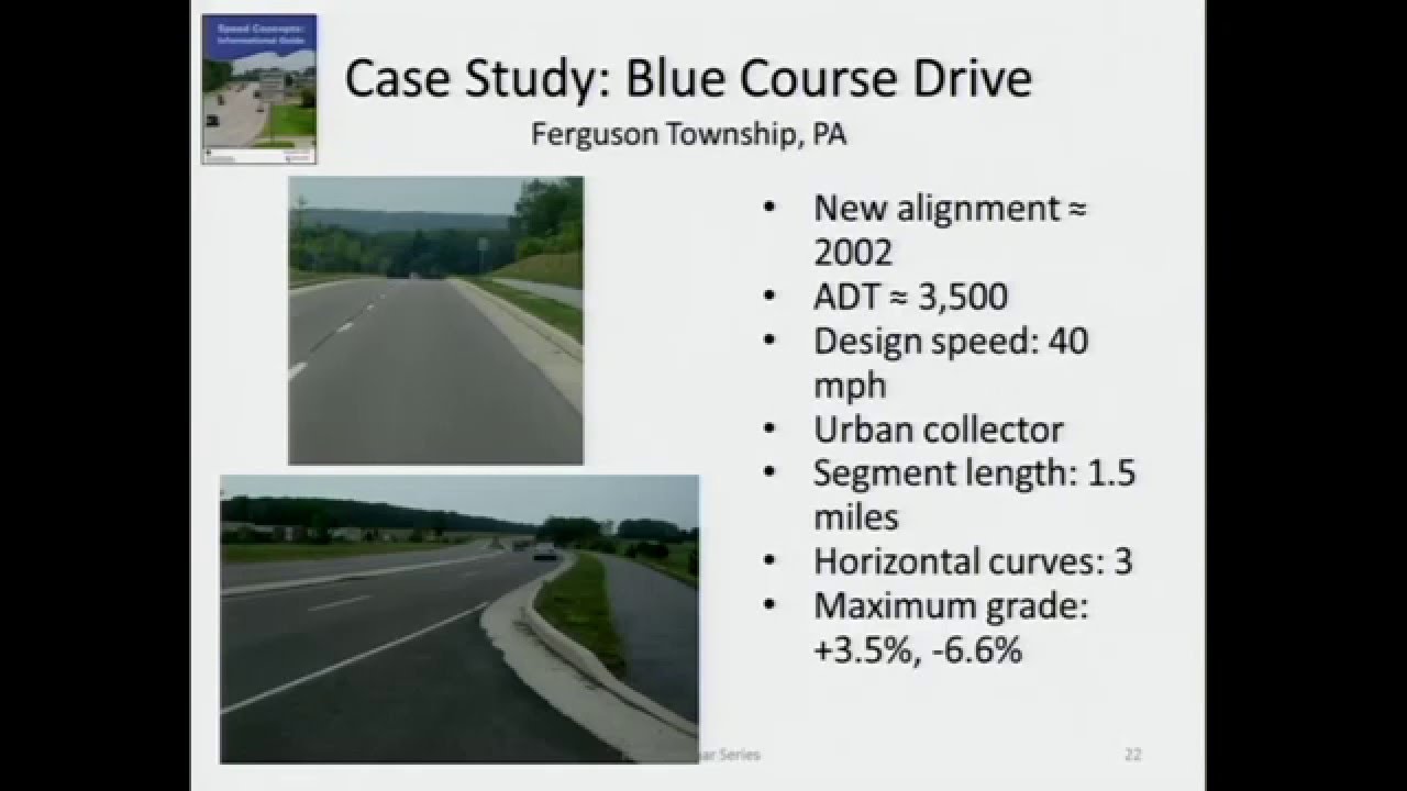 Geometric Design, Speed, and Safety