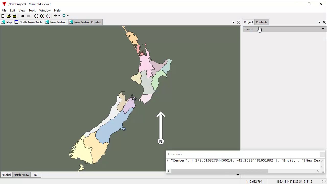 Manifold Viewer - Portable North Arrows