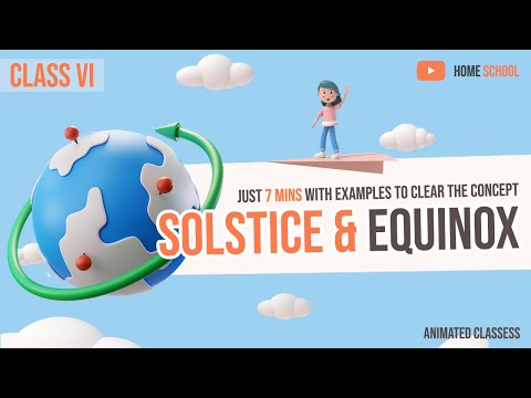 Class 6 I Solstice and Equinox I Rotation and Revolution I Part 3