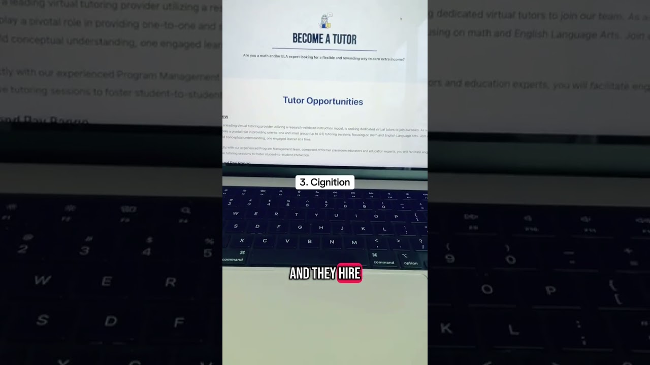 Part-Time Online Tutoring Jobs From Home