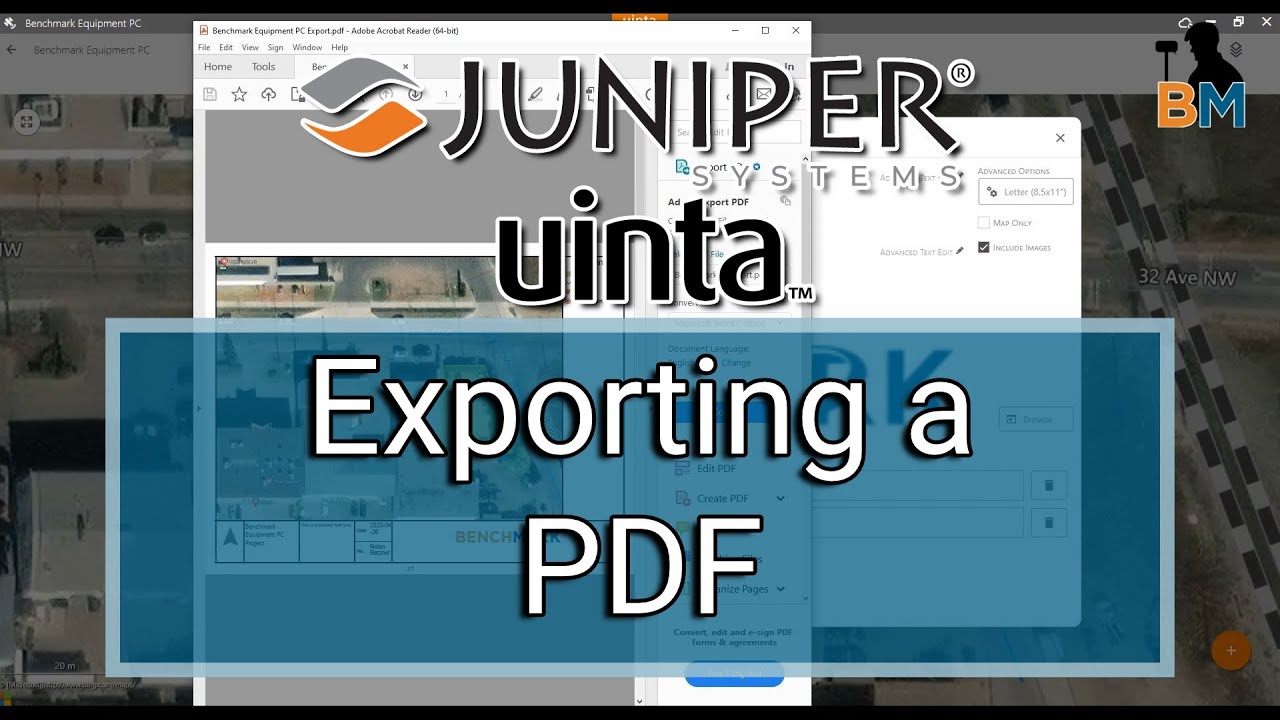 Juniper Uinta: Exporting a PDF Report | Bench Mark