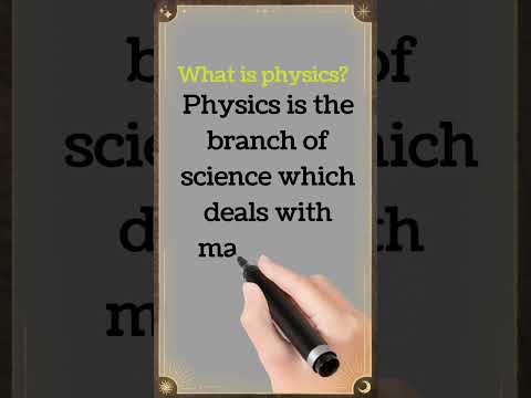What is physics | What is the definition of physics #l430wala #mcqs #definitionofphysics