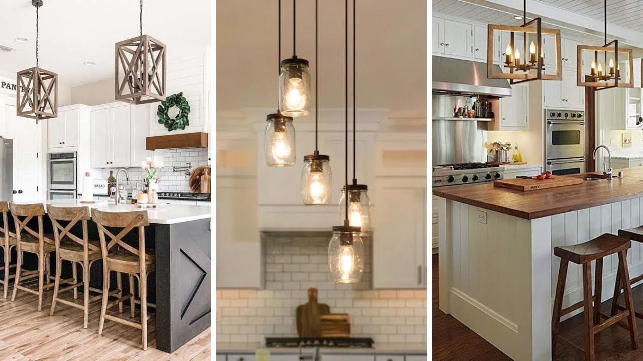Farmhouse kitchen lighting ideas
