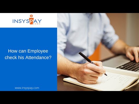 How can Employee check his Attendance?