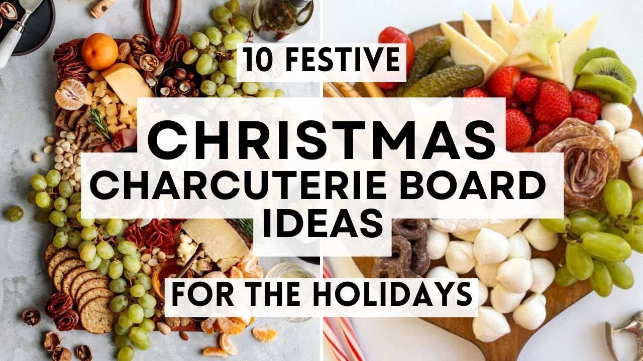 10 Festive Christmas Charcuterie Board Ideas for the Holidays   #charcuterieboard #sharpaspirant
