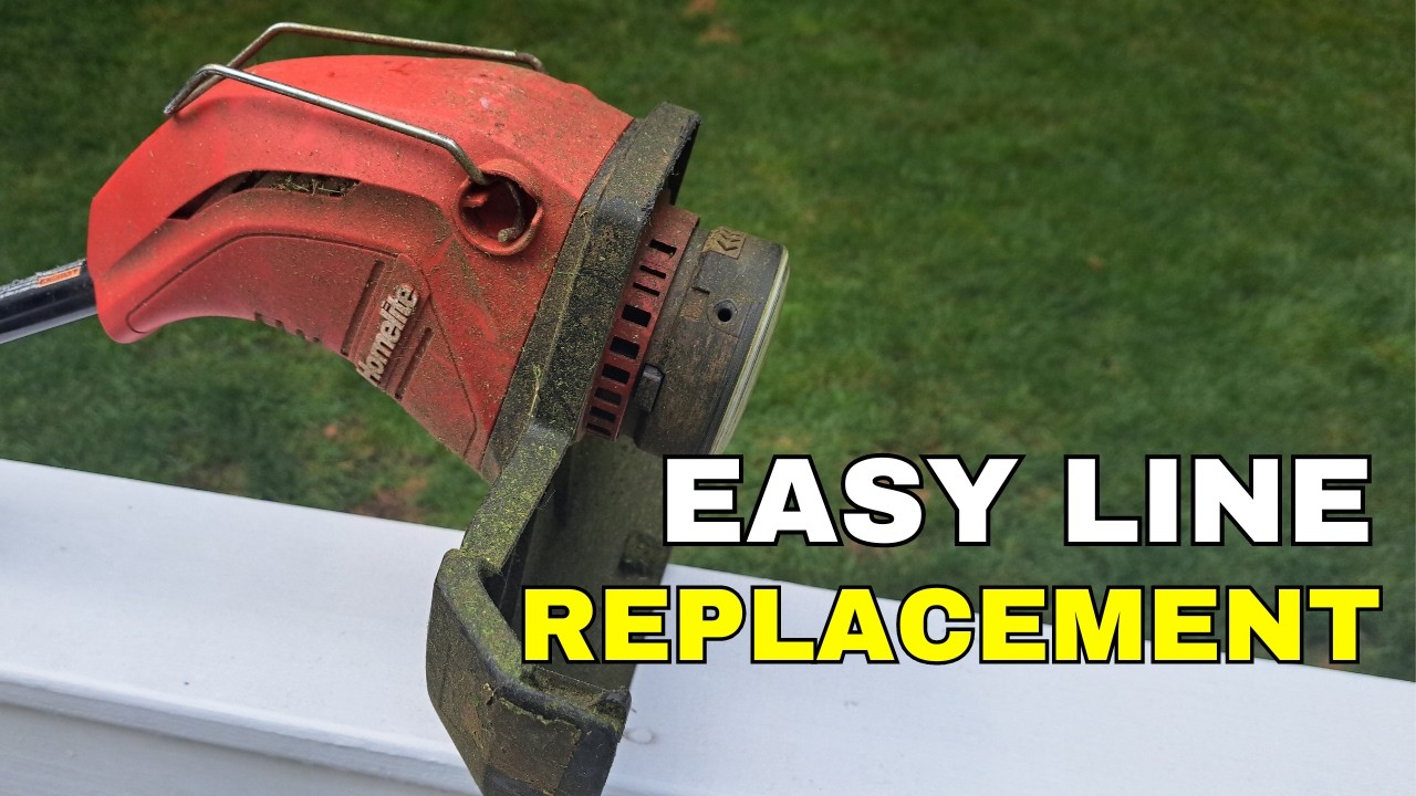How to Rewind String on Homelite String Trimmer
