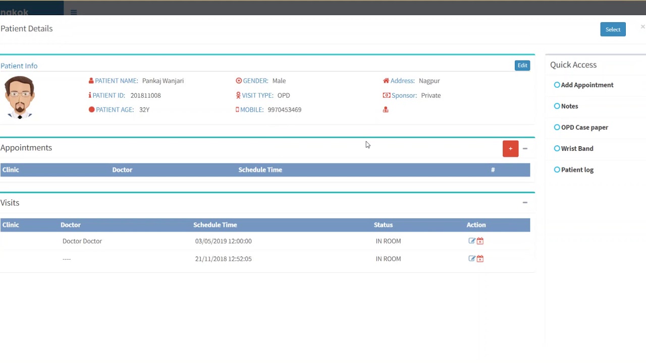 Hospital Information Management System(HIMS) | Registration