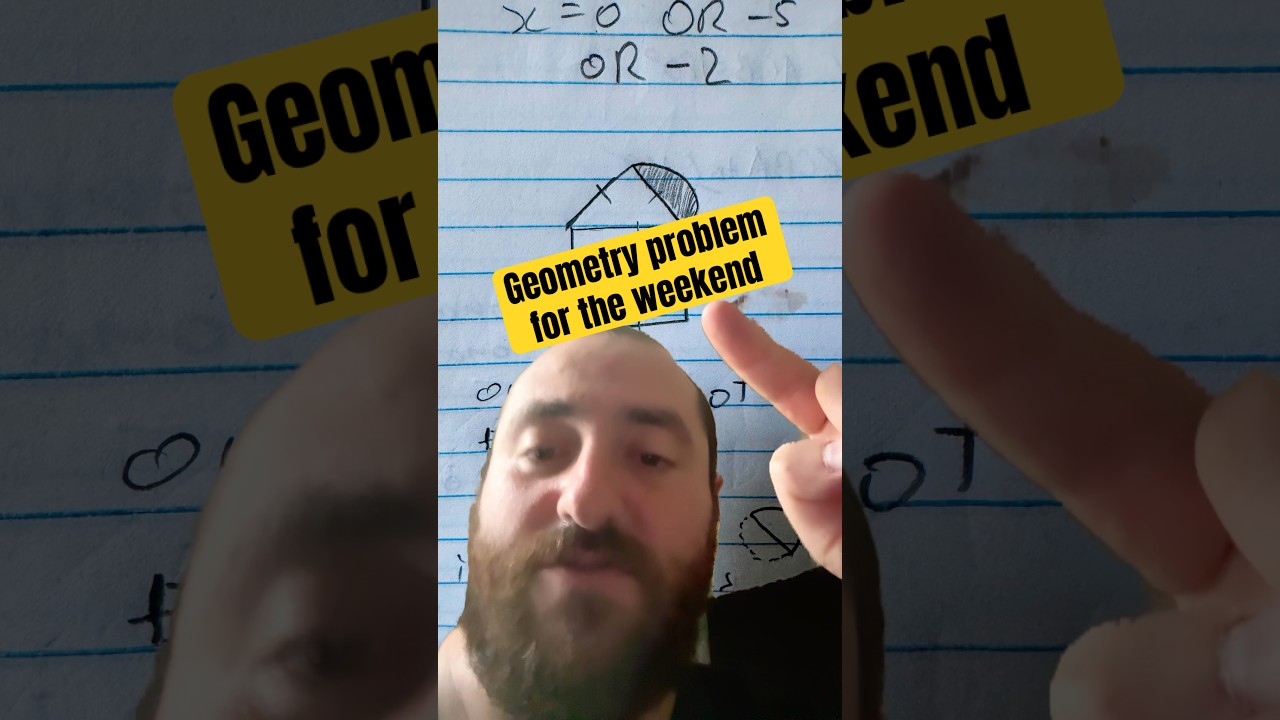 Quick #geometry problem for the weekend #math #tutor #easy