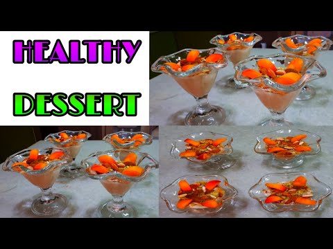 AMAZING DATES PUDDING ||HEALTHY DESSERT || DATE CUSTARD RECIPE