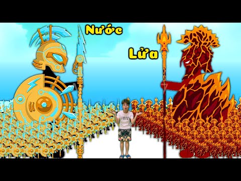 NẾU THẮNG TÊ TÊ SỞ HỮU 9999 KIM CƯƠNG RẠO RA ĐỘI QUÂN GIÁP VÀNG TRONG STICK WAR LEGACY
