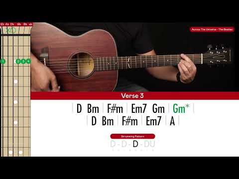 Across The Universe Guitar Cover The Beatles 🎸|Tabs + Chords|