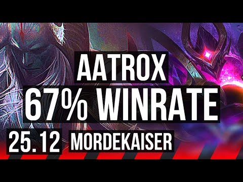 AATROX vs MORDEKAISER (TOP) | 67% winrate, 5/1/1 | KR Master | 25.12