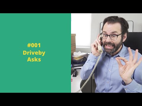 Procurement Pet Peeve: The ‘driveby’ ask
