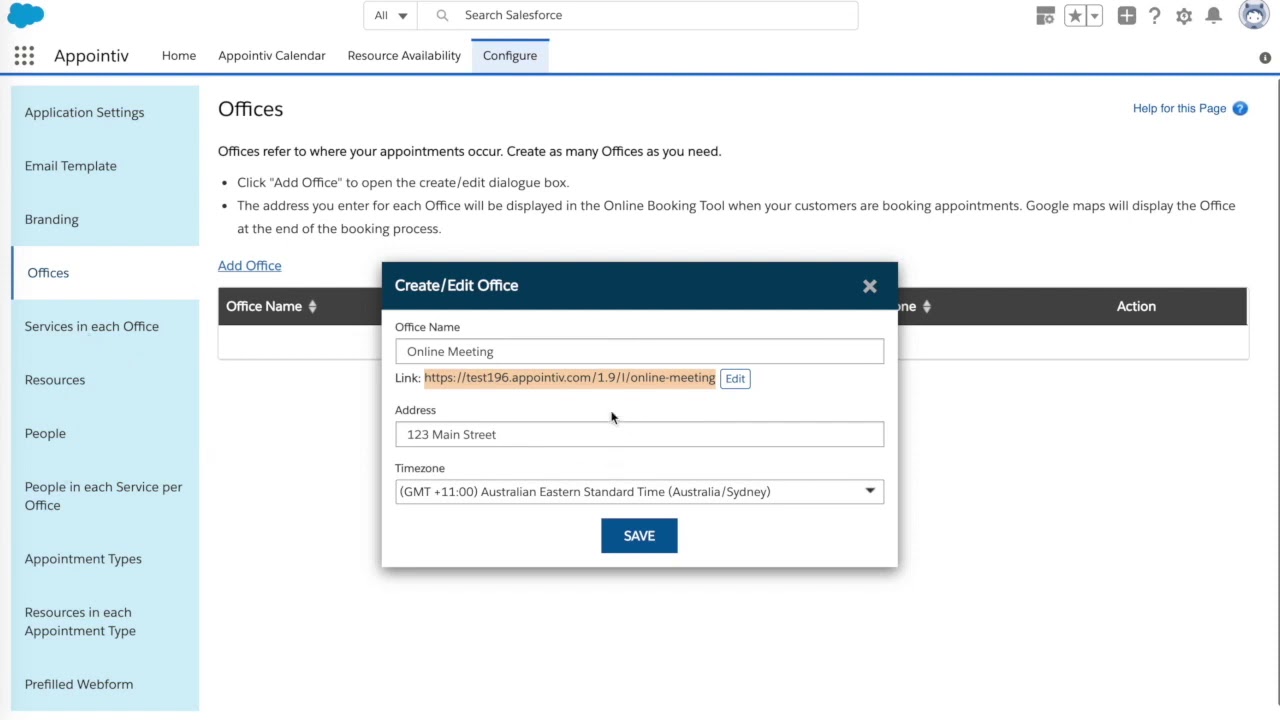 Appointiv Configure - Locations