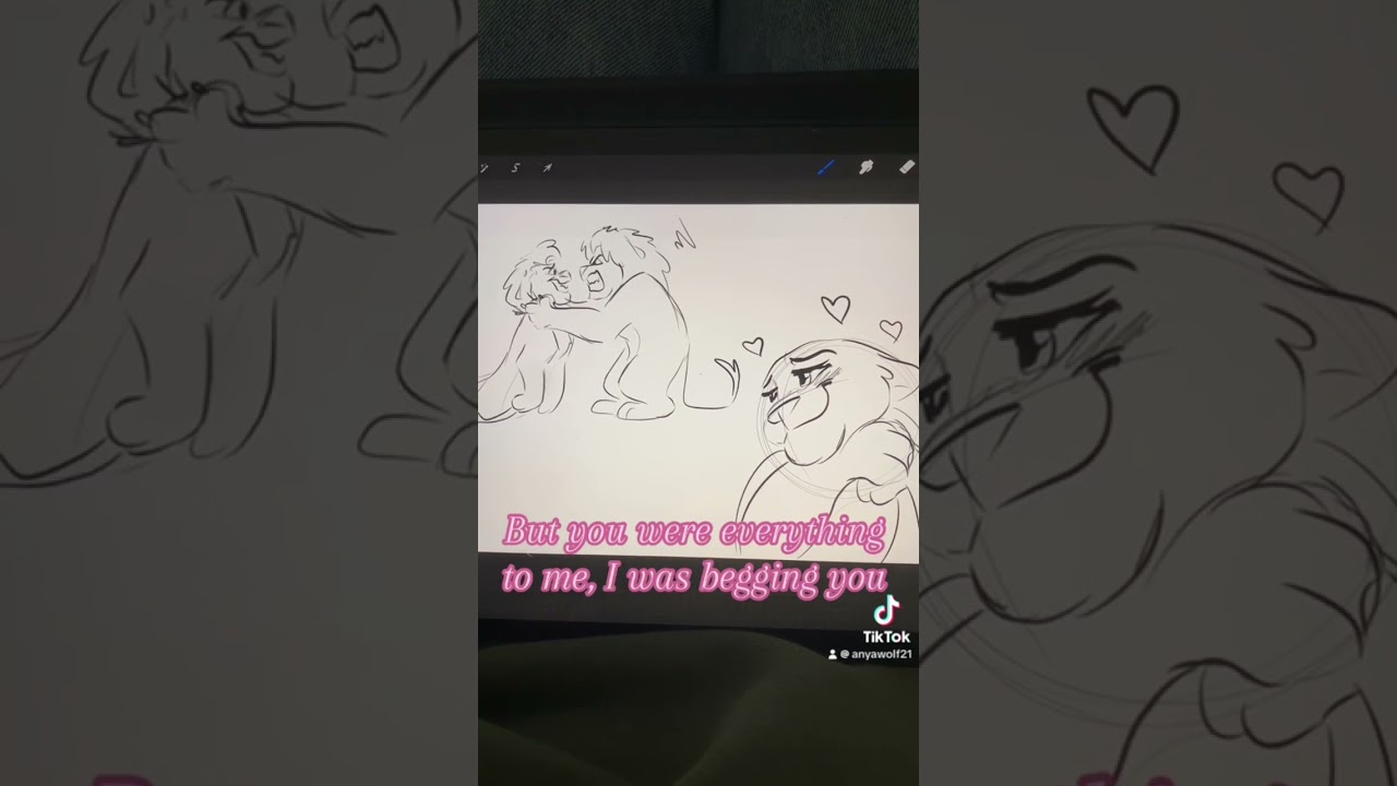 So 2013. It’s their song 😅 #art #disney #thelionking #lionking #kiara #kovu #simba #fanart #love