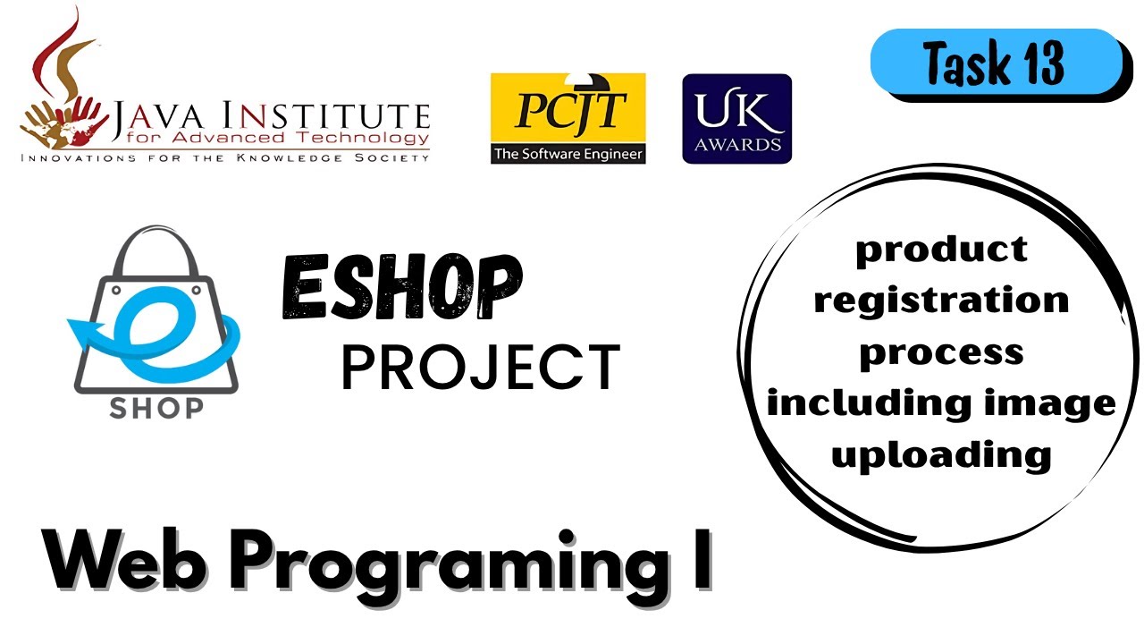 Program the Product Registration with Image Upload | Task 13| Eshop Web Application | Java Institute