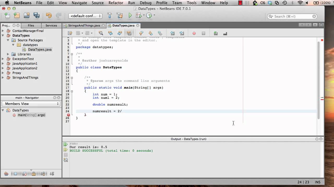 Java Tutorials #3 - Data Types & Type Casting