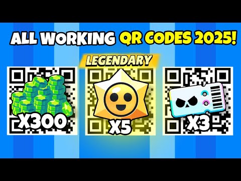 FREE! x5 LEGENDARY STAR DROPS QR CODE | BRAWL STARS NEW UPDATE