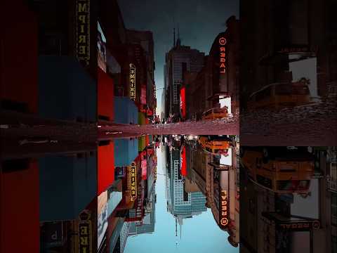 Reflection - Times Square, New York #shorts #reflection #photography #timessquare
