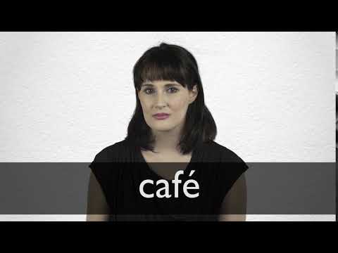 How to pronounce CAFÉ in British English