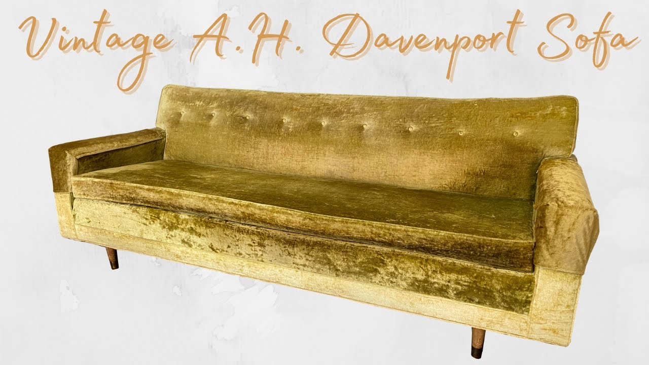Vintage A.H. Davenport Sofa | Now Available!