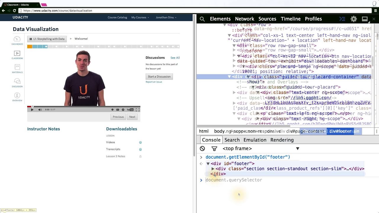 Document Selectors and Queries - Data Visualization and D3.js