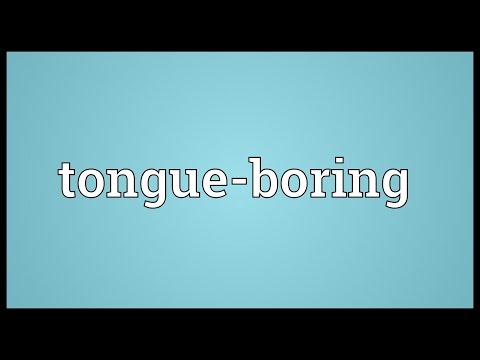 Tongue-boring Meaning